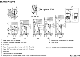 EKHWSP-D3V3 | Daikin